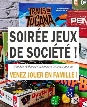 Soirée jeux de société
